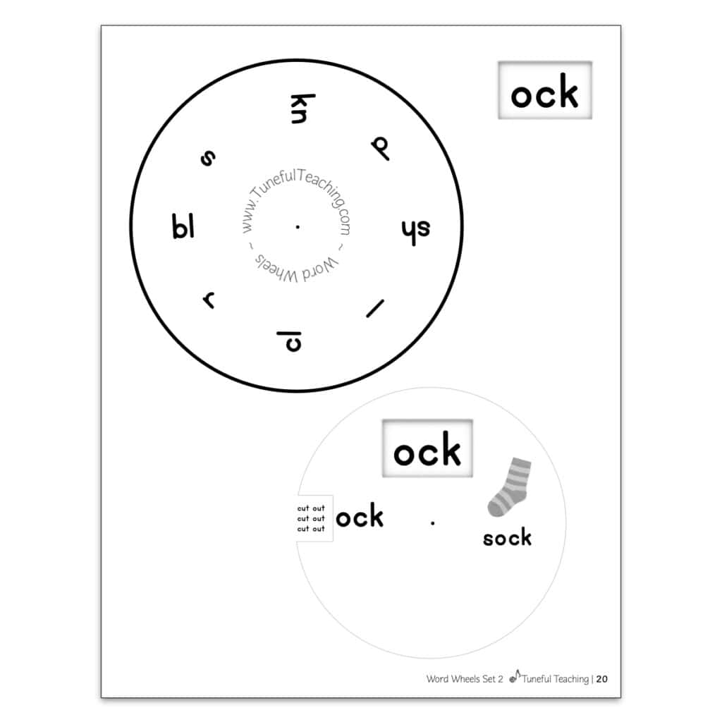 Word Wheels (Sets 1 & 2) - Tuneful Teaching